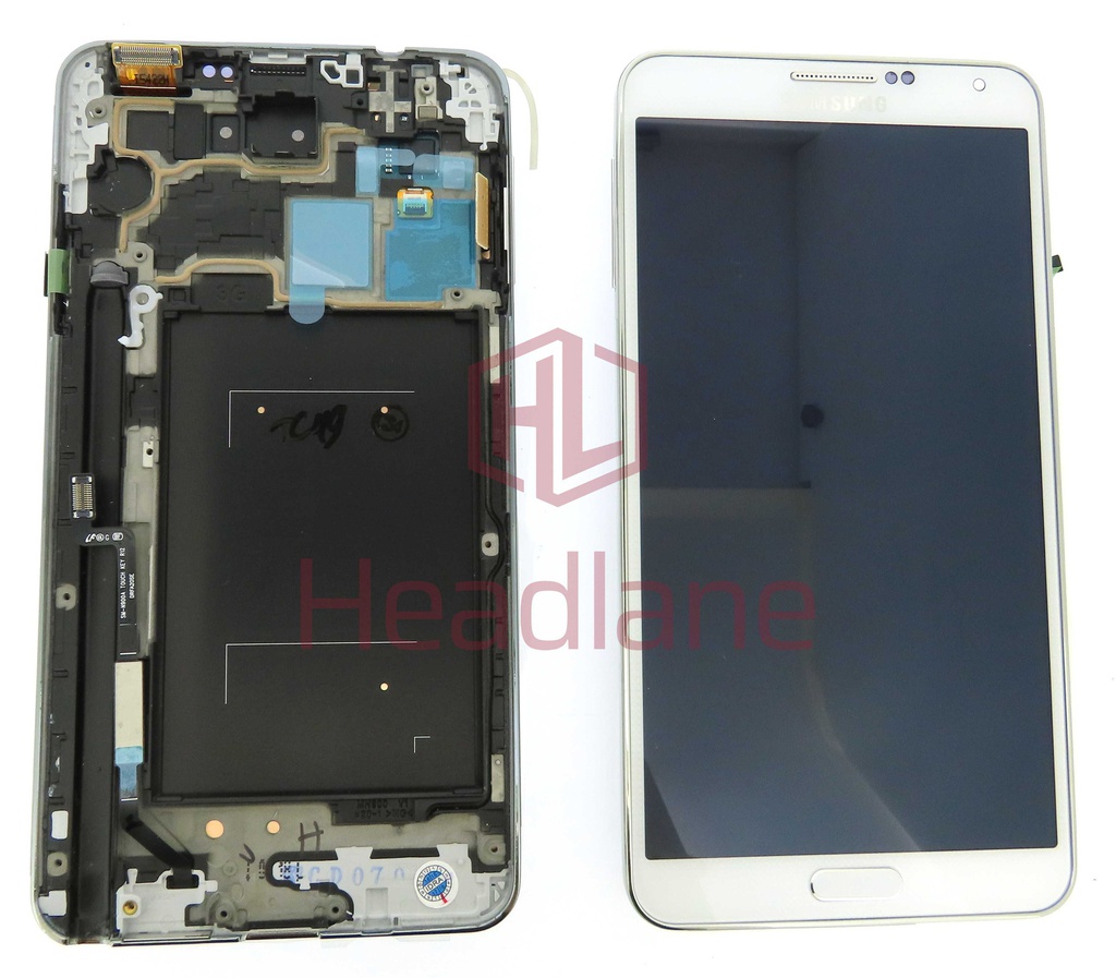 Samsung SM-N900 Galaxy Note 3 LCD Display / Screen + Touch - White ...